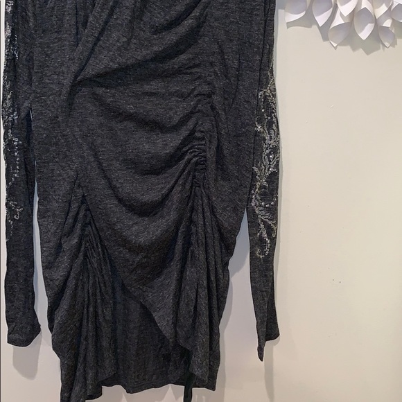 Miss Me | Sweaters | Super Cute Grey Sweater Wembellished Backsleeves ...